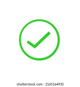 Green Tick Icon Design Scale On 库存矢量图（免版税）2165164935 | Shutterstock