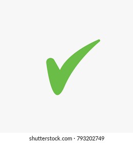 Green Tick Mark Correct Approved Your Stock Vector (Royalty Free ...