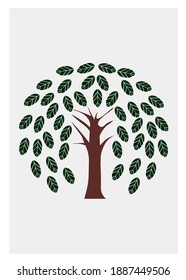 Green Tree Design Vector Illustration Stock Vector (Royalty Free ...