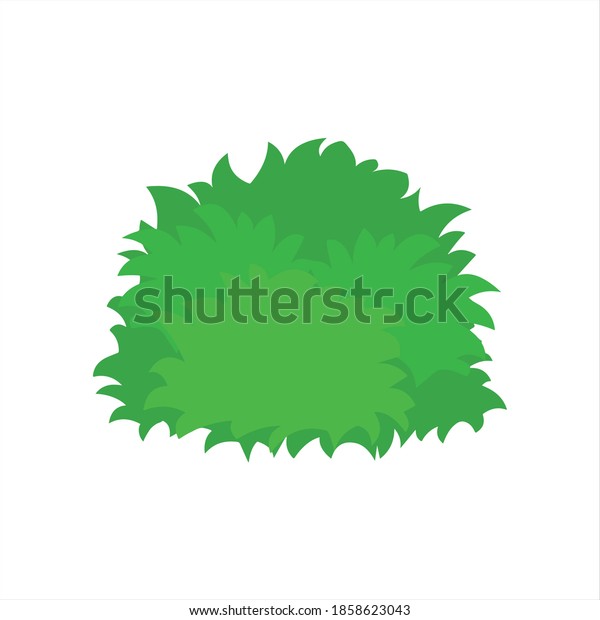 Green Underbrush Illustration 2d Hd Vector Stock Vector (Royalty Free ...