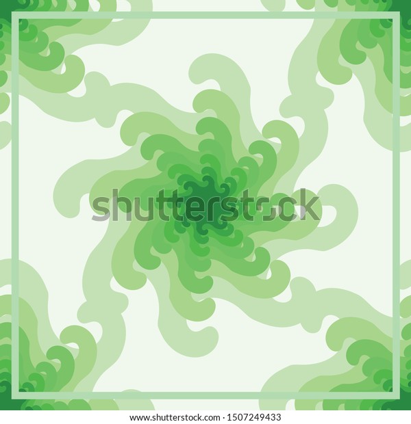 Green Vector Cartoon Icon Cute Art Stock Vector (Royalty Free ...