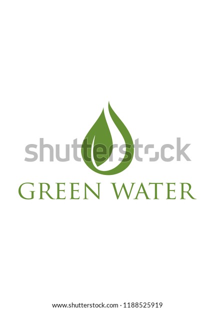 Green Water Logo Stock Vector (Royalty Free) 1188525919 | Shutterstock