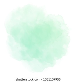 Green Watercolor Splash Background Stock Vector (Royalty Free ...