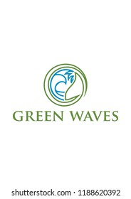 Green Wave Logo Stock Vector (Royalty Free) 1188620392 | Shutterstock