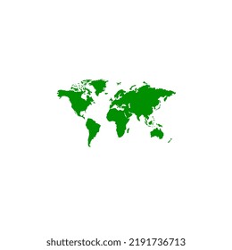 Green World Map Design Educationbackgroundscience Illustration Stock ...