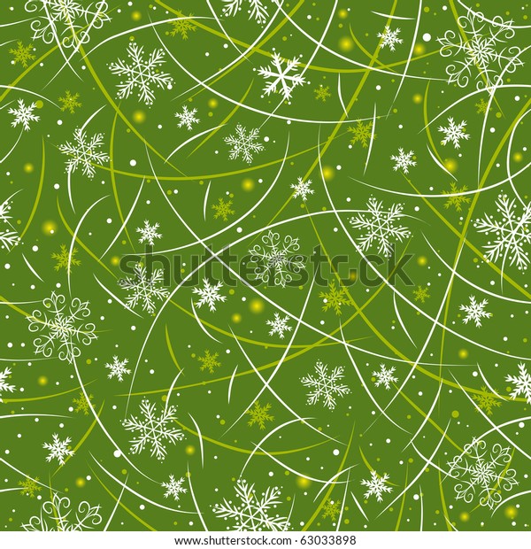 Green Wrapping Christmas Paper Vector Illustration: vector de stock ...
