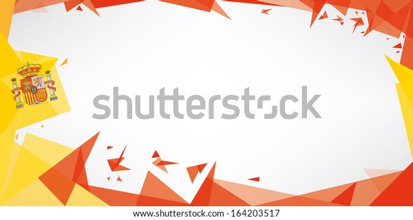 Greeting Card Origami Spain Greeting Card Stock Vector (Royalty Free ...