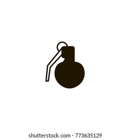 Grenade Icon Sign Design Stock Vector (Royalty Free) 773635129 ...