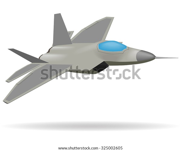 Grey Aircraft Shadow Arranged Layer Structure Stock Vector (Royalty ...