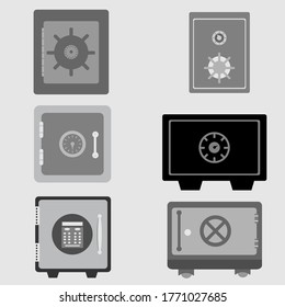 Grey Black Brankas Vector Illustration Good Stock Vector (Royalty Free ...