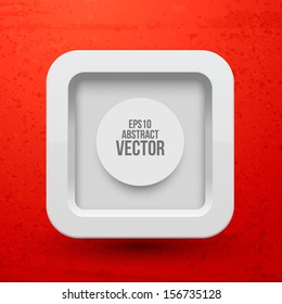 Grey Box Icon Place Text Vector: vector de stock (libre de regalías ...