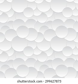 Grey Circles Texture Seamless Background Vector Stock Vector (Royalty ...