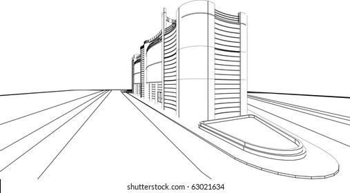 85,953 Building skyline outline Images, Stock Photos & Vectors ...
