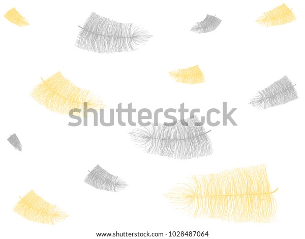 Grey Fluff On White Beautiful Hand Stock Vector (Royalty Free ...