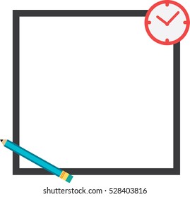 Text Frame Your Text Check Box: เวกเตอร์สต็อก (ปลอดค่าลิขสิทธิ์ ...