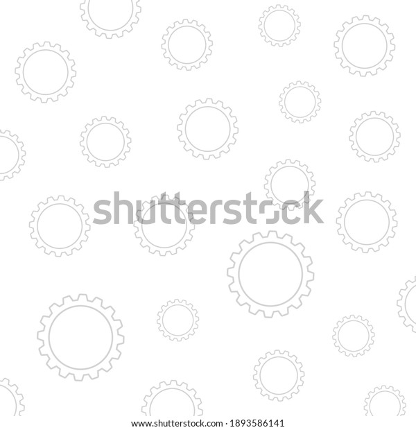 Grey Gears Background Vector Illustration Stock Vector (Royalty Free ...