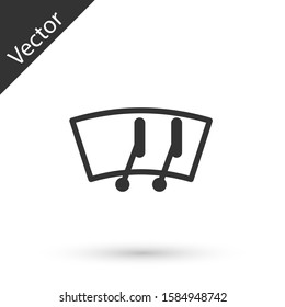 Windscreen Icon Vector Windshield Symbol Linear 스톡 벡터(로열티 프리 ...
