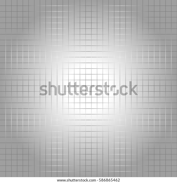 Grey Metal Square Grid Abstract Background Stock Vector (Royalty Free ...