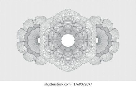 Grey Passport Emblem Vector Illustration Detailed Stock Vector (Royalty ...