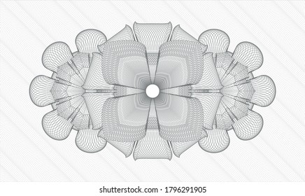 Grey Passport Emblem Vector Illustration Detailed Stock Vector (Royalty ...