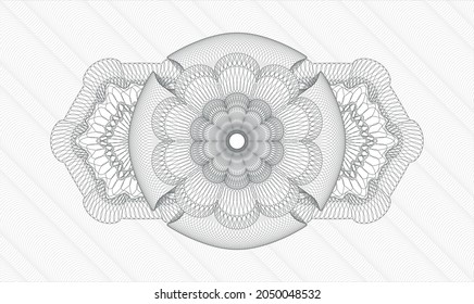 Grey Passport Emblem Vector Illustration Detailed Stock Vector (Royalty ...