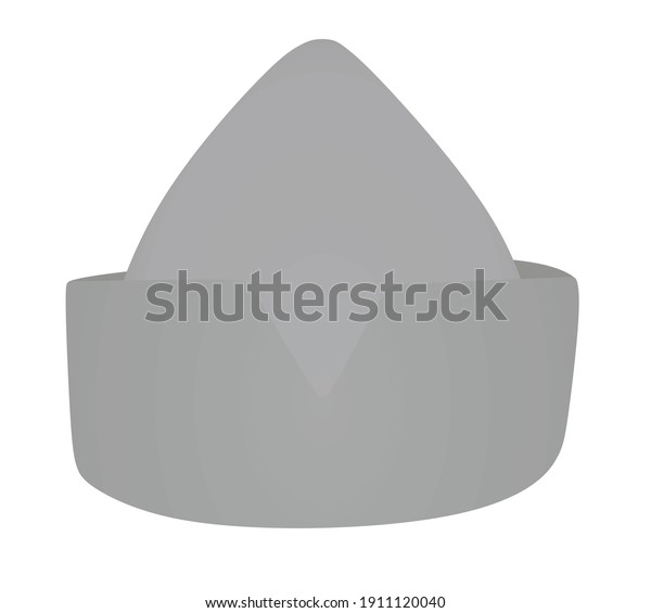 Grey Winter Hat Vector Illustration Stock Vector (Royalty Free ...