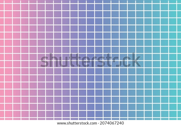 Grid Background Landscape Pastel Colors Stock Vector (Royalty Free ...