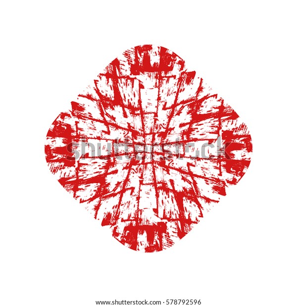 Grid Distress Diagonal Overlay Red Color Stock Vector (Royalty Free ...