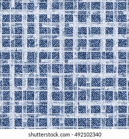 Grid Faded Denim Texture Vector Background Stock Vector (Royalty Free ...