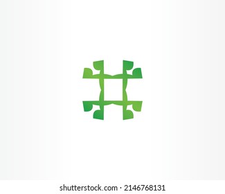 Grid Icon Green Color Concept Design Stock Vector (Royalty Free ...