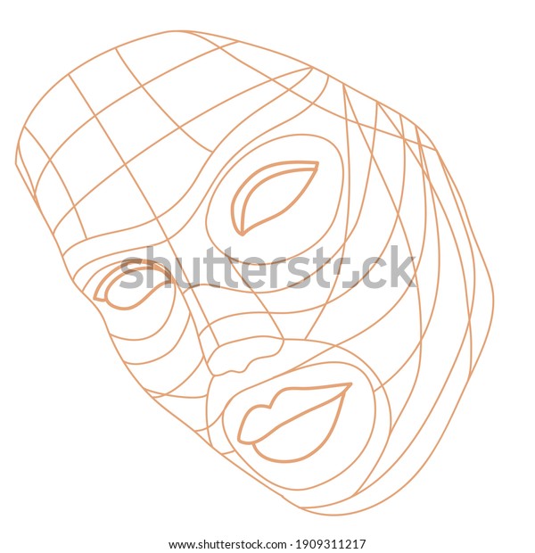 473 Beautiful Face Grid Woman Stock Vectors, Images & Vector Art ...
