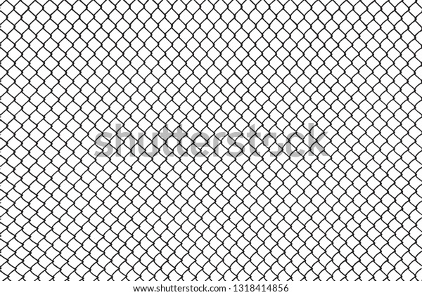 Grid Metal Chainlink Vector Backgroundcagechain Fence Stock Vector ...