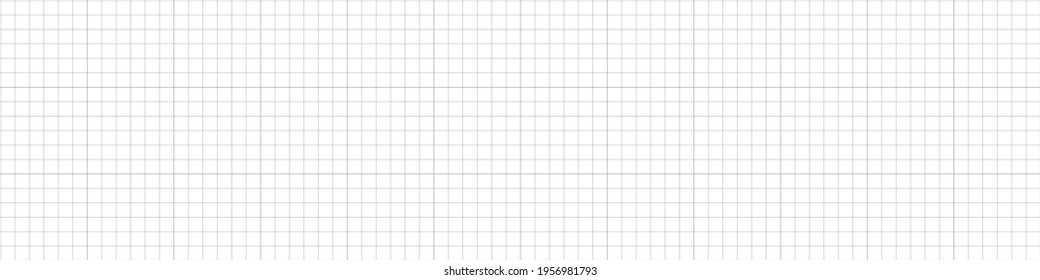 Grid Paper Long Banner Graph Sketch Stock Vector (Royalty Free ...