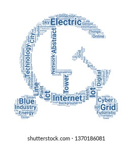 Grid Word Cloud Tag Cloud About Stock Vector (Royalty Free) 1370186081 ...