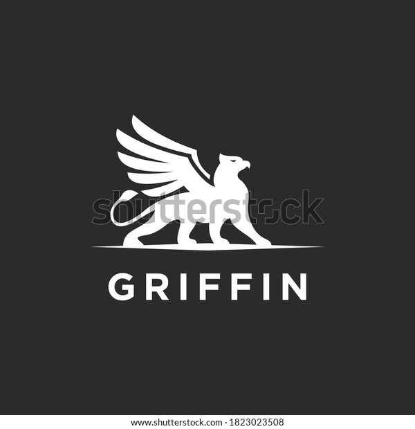 Griffin Logo Design Vector Illustration On Stock Vector (Royalty Free ...