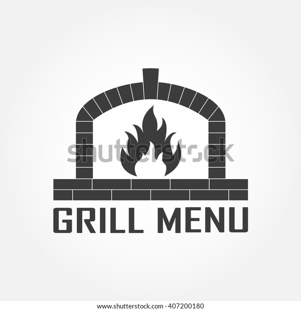 Grill Menu Design Template Grill Barbecue Stock Vector (Royalty Free ...