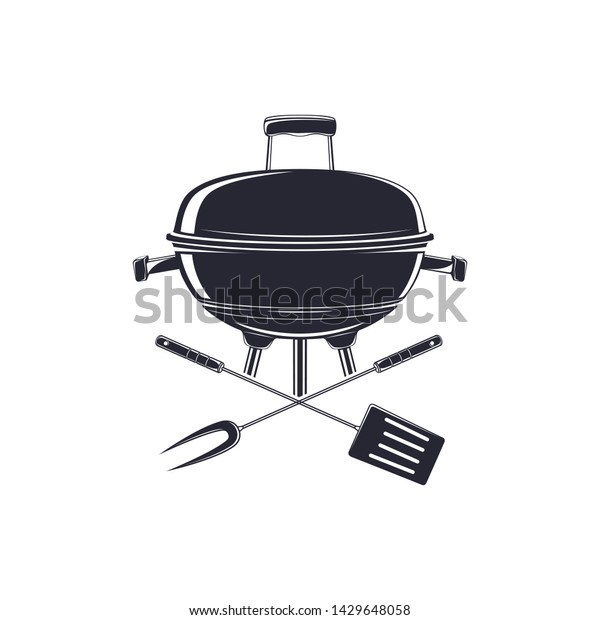 Grill Tools Icon Vector Illustration Stock Vector (Royalty Free) 1429648058