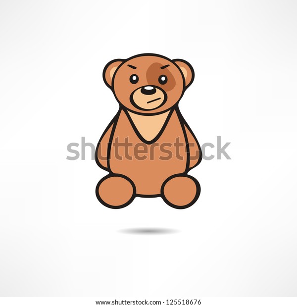 Grinning Bear Stock Vector (Royalty Free) 125518676 | Shutterstock