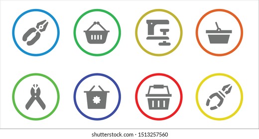 Grip Icon Set 8 Filled Grip Stock Vector (Royalty Free) 1513257560 ...