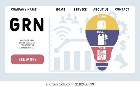 Grn Goods Receipt Note Acronym Business Stock Vector (Royalty Free ...