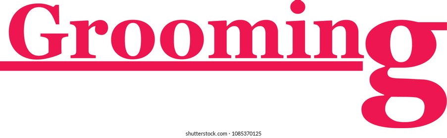 Grooming Logo Design Stock Vector (Royalty Free) 1085370125 | Shutterstock