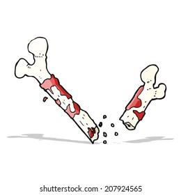Gross Broken Bone Cartoon Stock Vector (Royalty Free) 207924565 ...