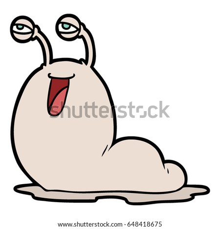 Gross Cartoon Slug Stock Vector (Royalty Free) 648418675 - Shutterstock