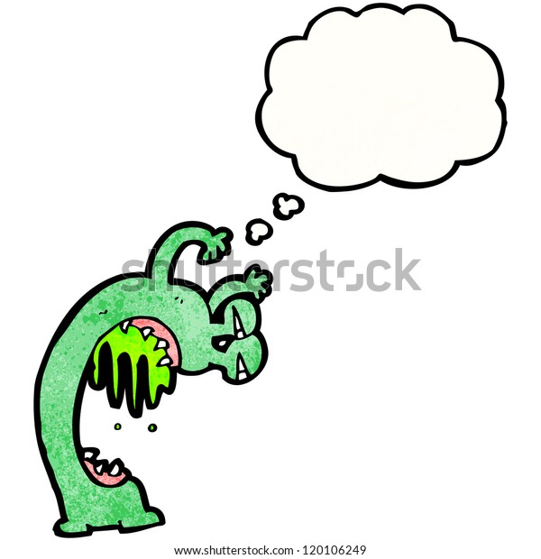 Gross Monster Cartoon Stock Vector (Royalty Free) 120106249 | Shutterstock