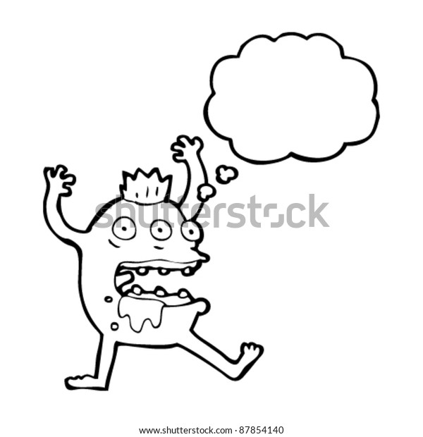 Gross Monster Cartoon Stock Vector (Royalty Free) 87854140 | Shutterstock
