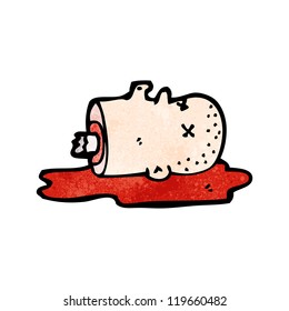 Gross Severed Head Cartoon Stock Vector (Royalty Free) 119660482 ...