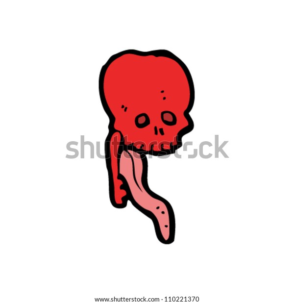Gross Skull Cartoon Stock Vector (Royalty Free) 110221370 | Shutterstock