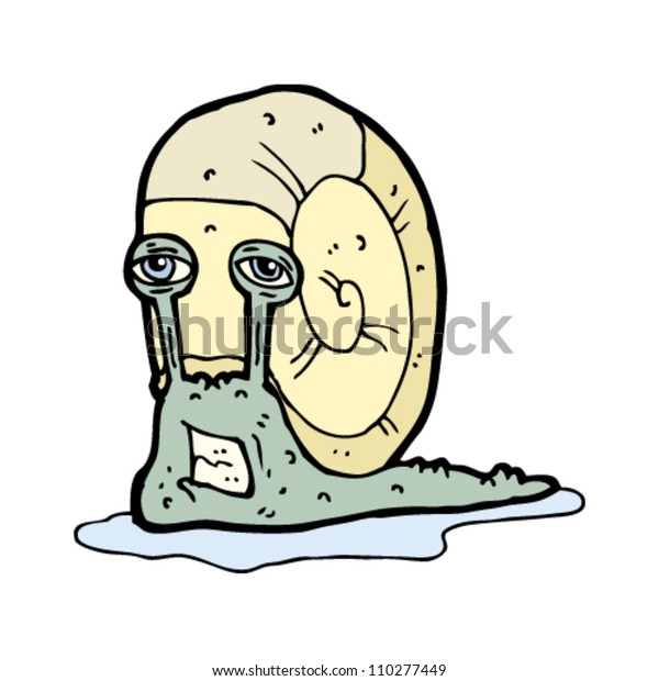 Gross Snail Cartoon Stock Vector (Royalty Free) 110277449 | Shutterstock