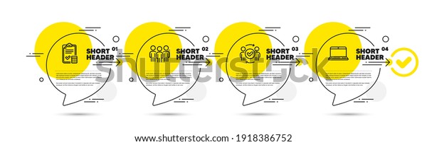 Group Accounting Checklist Approved Teamwork Line Stock Vector (Royalty ...