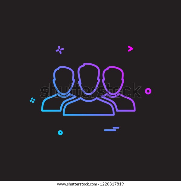 Group Avatar Icon Design Vector Stock Vector (Royalty Free) 1220317819 ...